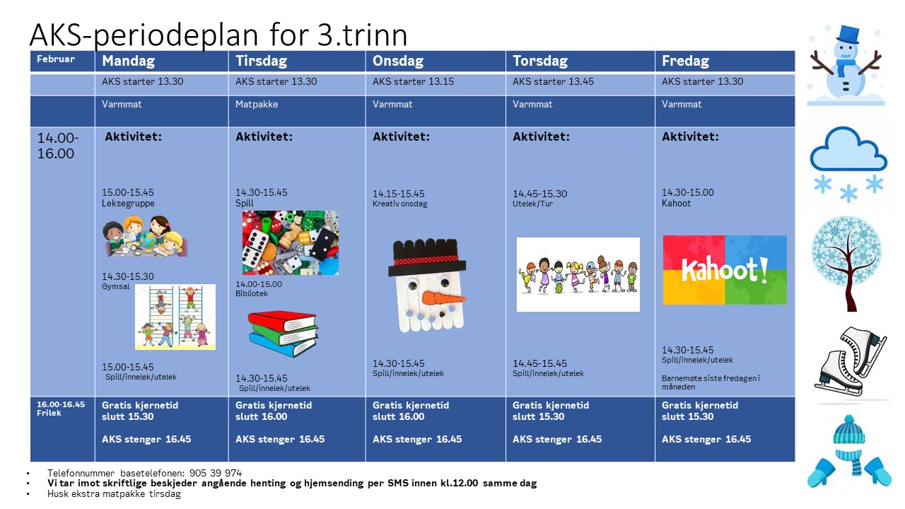 Periodeplan 3.trinn